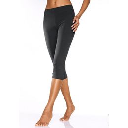 Vivance Große Größen: Doppelpack Capri-Leggings, schwarz, Gr.52/54