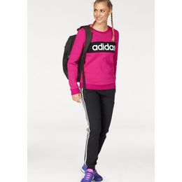 adidas Performance Große Größen: Jogginganzug, pink-schwarz, Gr.L