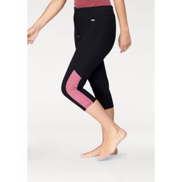 Venice Beach Große Größen: Leggings, schwarz-pink, Gr.58