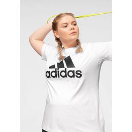 adidas Performance Große Größen: T-Shirt, weiß, Gr.44/46
