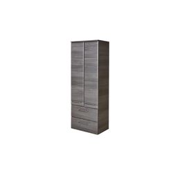 Smart Midischrank Onda ¦ grau ¦ Maße (cm): B: 50 H: 136,1 T: 33