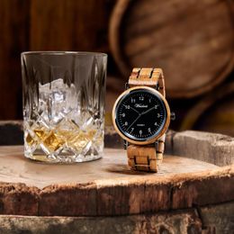 Waidzeit Whisky Black Holzig Herrenuhr