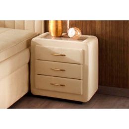 Nachtkommode Maintal Sideboards Gr. B/H/T: 48 cm x 50 cm x 43 cm, Stoff Clean, beige (creme)