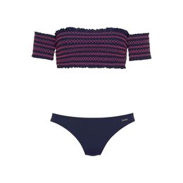 Lascana Bandeau-Bikini Damen Gr&ouml;&szlig;e S navy