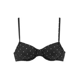 Lascana Bikini Top female Black size 44
