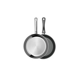 WMF Pfannen-Starter-Set 2-teilig ¦ silber ¦ Edelstahl Ø: 28 » Höffner