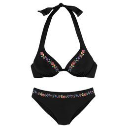 Buffalo Bikini 'Flori' Damen Gr&ouml;&szlig;e XS/S mischfarben / schwarz