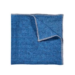 Pellens & Loick Pellens & Loick Kaschmir-Einstecktuch, Blau/Grau, Herren, aus Kaschmir