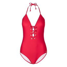 Bruno Banani Badeanzug Damen Gr&ouml;&szlig;e M rot