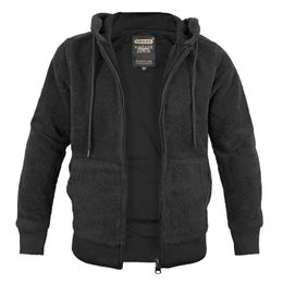 Poolman Teddyfleece Jacke mit Kapuze schwarz, Gr&ouml;&szlig;e M