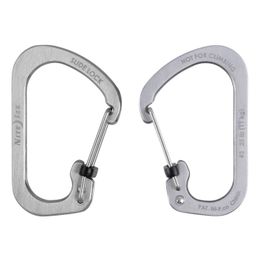 Nite Ize S-Biner Slide Lock Karabiner silber, Gr&ouml;&szlig;e 3