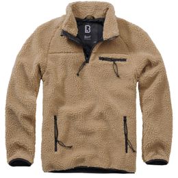 Brandit Teddyfleece Troyer camel, Gr&ouml;&szlig;e 5XL