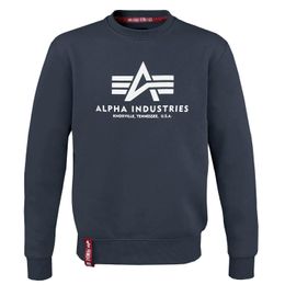 Alpha Industries Basic Sweater navy, Gr&ouml;&szlig;e S