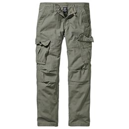 Brandit Texas Vintage Cargo Hose Slim (Sale) oliv, Gr&ouml;&szlig;e 6XL