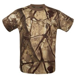 MFH US T-Shirt halbarm hunter braun, Gr&ouml;&szlig;e XL