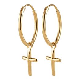Elli Earrings 'Kreuz' female Gold size One Size
