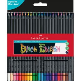 Faber-Castell Buntstifte-Set Black Edition, 24 Stifte