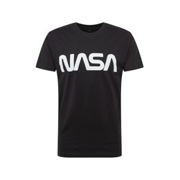 Mister Tee Shirt 'Nasa' Herren Gr&ouml;&szlig;e 5XL schwarz / wei&szlig;