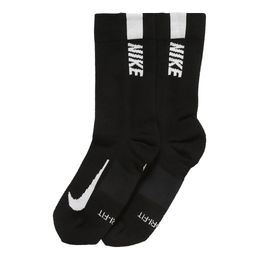 Nike Sportsocken 'Multiplier' Herren Gr&ouml;&szlig;e 42/46 dunkelgrau / schwarz / wei&szlig;