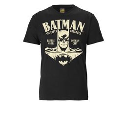logoshirt Shirt 'BATMAN - PORTRAIT' Herren Gr&ouml;&szlig;e M beige / schwarz