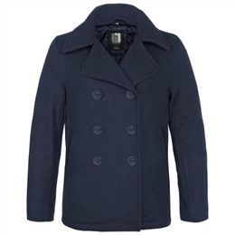 bw-online-shop Navy Pea Coat Mantel (Sale) blau, Gr&ouml;&szlig;e L