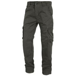 Alpha Industries Jet Pant Cargo Hose greyblack, Gr&ouml;&szlig;e 33