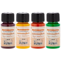 buttinette Seidenmalfarben "Frühling", 4x 50ml