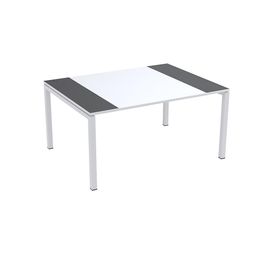 PAPERFLOW Konferenztisch easyDesk®, HxBxT 750 x 1500 x 1160 mm, weiß/anthrazit