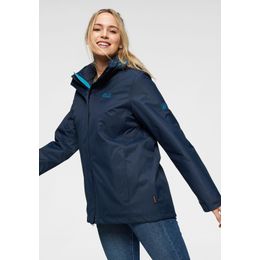 Jack Wolfskin Große Größen: 3-in-1-Funktionsjacke, marine, Gr.44