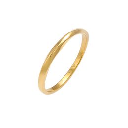 Elli Premium Ring 'Twisted' Damen Gr&ouml;&szlig;e 52 gold