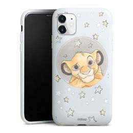 DeinDesign Handyhülle Simba Disney König der Löwen Simba ohne Hintergrund, Apple iPhone 11 Silikon Hülle Bumper Case Handy Schutzhülle, weiß