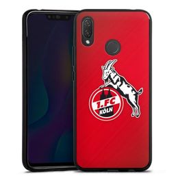 DeinDesign Handyhülle 1. FC Köln Offizielles Lizenzprodukt EffZeh 1. FC Köln rot, Huawei P Smart Plus Silikon Hülle Bumper Case Handy Schutzhülle