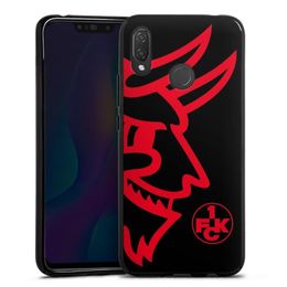 DeinDesign Handyhülle Offizielles Lizenzprodukt 1.FCK Dauerkarte, Huawei P Smart Plus Silikon Hülle Bumper Case Handy Schutzhülle, schwarz