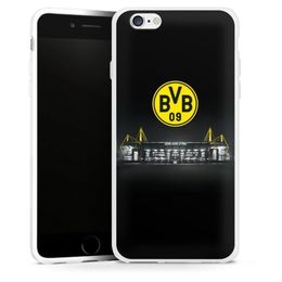 DeinDesign Handyhülle BVB Stadion Borussia Dortmund BVB Stadion, Apple iPhone 6 Silikon Hülle Bumper Case Handy Schutzhülle, weiß