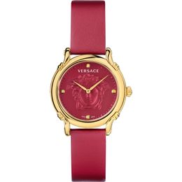 Versace Uhr Damen Gr&ouml;&szlig;e One Size gold / rot