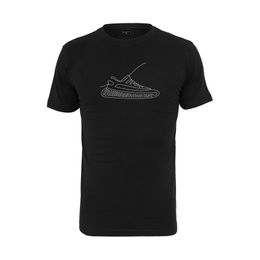 Mister Tee Shirt 'One Line Sneaker' male size XS Black / White