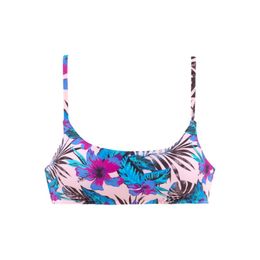 Venice Beach Bikini Top 'Marly' female size 80 Azure / Rose / Pitaya / Black