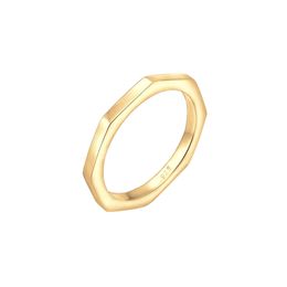 Elli Ring Geo, Hexagon Damen Gr&ouml;&szlig;e 56 gold