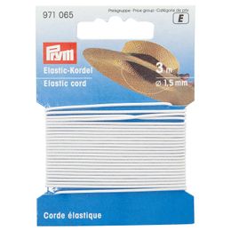 Prym Elastik-Kordel, weiß, Stärke: 1,5 mm, Länge: 3 m