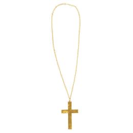 buttinette Kette "Kreuz", gold