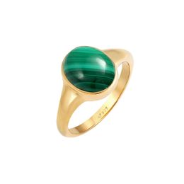 Elli Premium Ring Edelstein Ring Damen Gr&ouml;&szlig;e 56 gold / gr&uuml;n