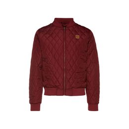 Urban Classics Jacke 'Diamond Quilt' Herren Gr&ouml;&szlig;e S burgunder