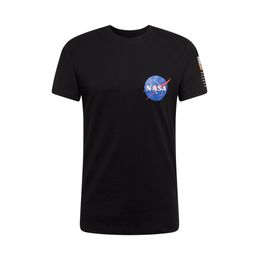 Mister Tee T-Shirt 'NASA' Herren Gr&ouml;&szlig;e M blau / gelb / rot / schwarz / wei&szlig;