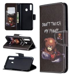 Wigento Handyhülle Für Samsung Galaxy A20S A207F Kunstleder Handy Tasche Book Motiv 1 Schutz Hülle Case Cover Etui Neu