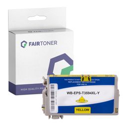 FairToner Kompatibel für Epson WorkForce Pro WF-4730 DTWF (C13T35844010 / 35) Druckerpatrone Gelb