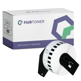 FairToner Kompatibel für Brother DK-22210 Etikett Weiß