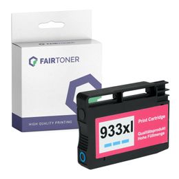 FairToner Kompatibel für HP OfficeJet 6600 special Edition (CN054AE / 933XL) Druckerpatrone Cyan