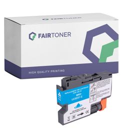 FairToner Kompatibel für Brother MFC-J 6945 DW (LC-3237C) Druckerpatrone Cyan