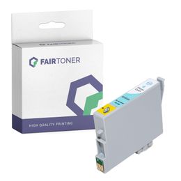 FairToner Kompatibel für Epson Stylus Photo R 2400 (C13T05954010 / T0595) Druckerpatrone Photo Cyan