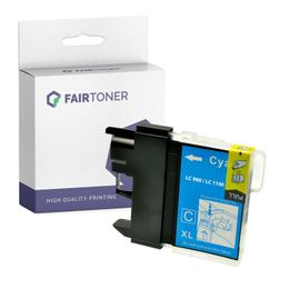 FairToner Kompatibel für Brother MFC-250 Series (LC-980C) Druckerpatrone Cyan